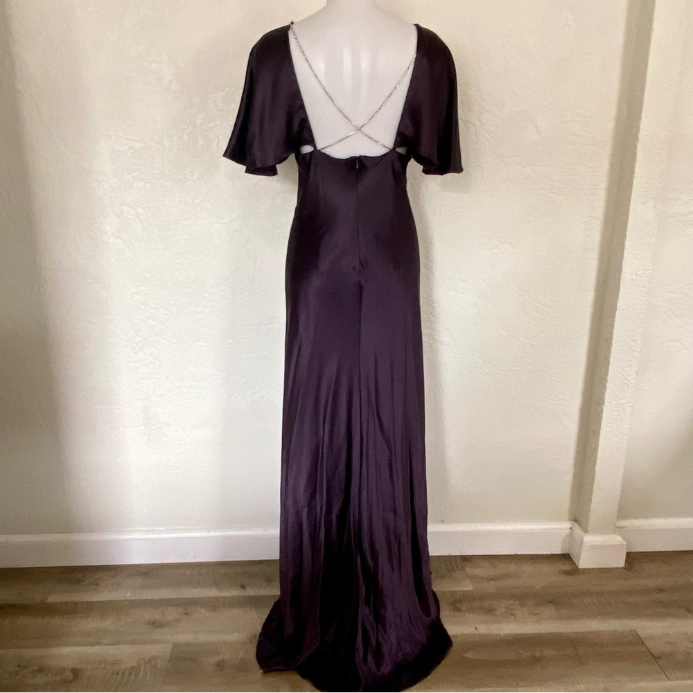 Stunning Niteline Silk Gala Prom Dress Purple 8 - Gem